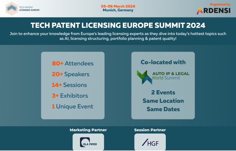 Tech Patent Licensing Summit 2024 - HGF